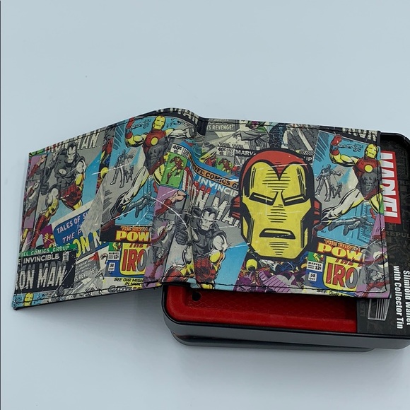 Marvel | Bags | Brand New Iron Man Wallet With Collector Tin 8 | Poshmark